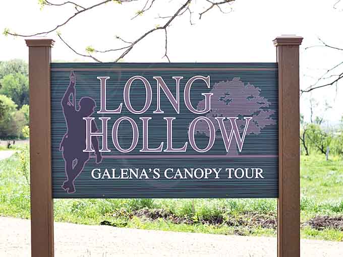 The gateway to adventure: where ordinary Midwesterners transform into temporary superheroes among the treetops.