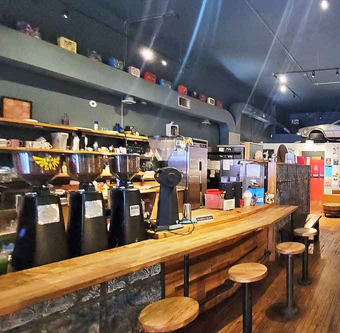 Counter seating where regulars become family and first-timers are just friends who haven't visited before.