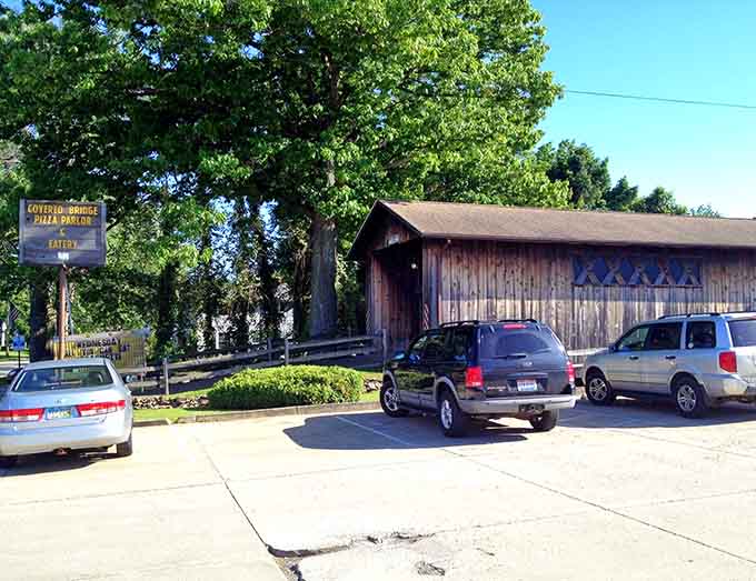 The parking lot fills up for good reason, as cars from counties away prove that legendary spaghetti creates its own traffic patterns.