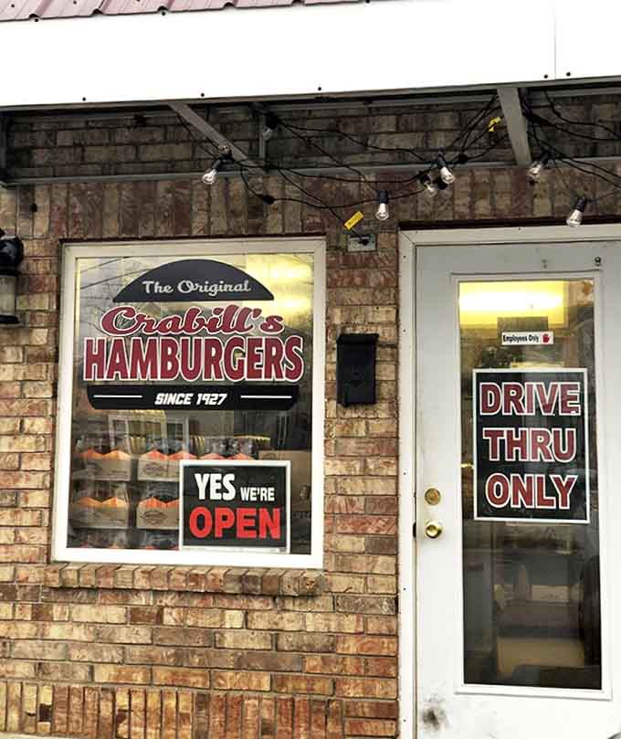 "YES WE'RE OPEN" &ndash; four of the most beautiful words in the English language when you're craving a legendary Crabill's burger.