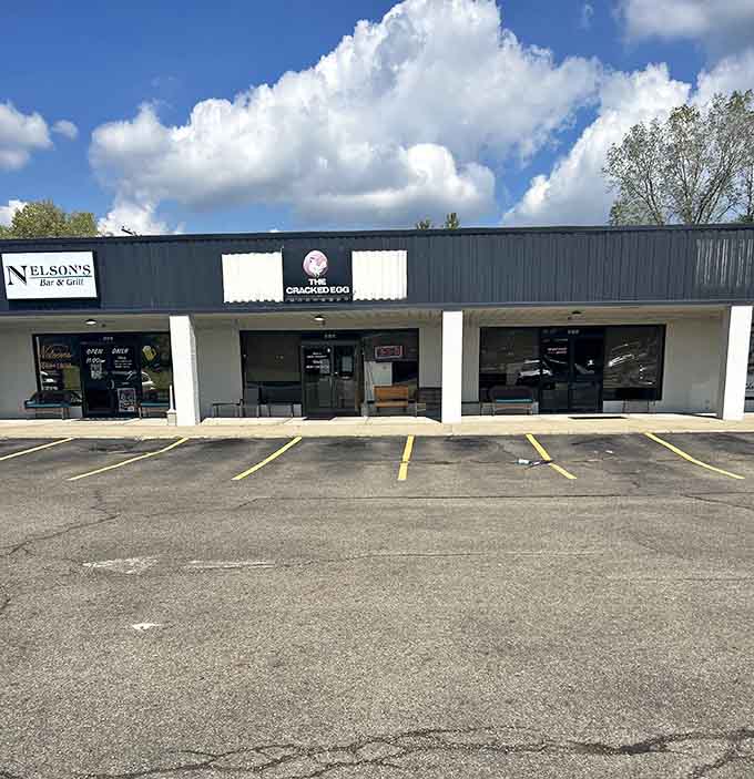 Plenty of parking means easy access to your breakfast destiny, no circling required before the pancake feast.