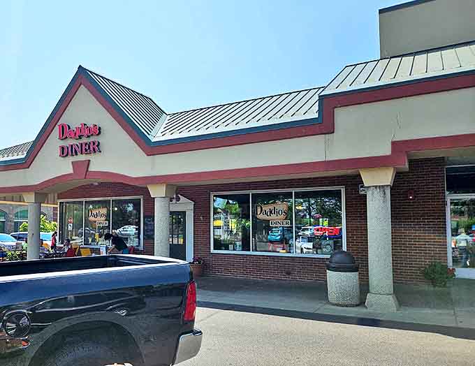 Another view of this unassuming treasure, where breakfast dreams come true regardless of the time of day.