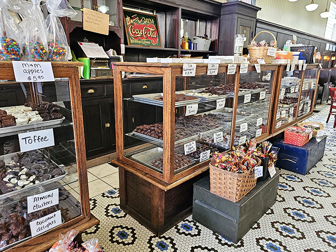 A treasure chest where sugar is the gold &ndash; each shelf a different neighborhood in a delicious village you'll want to visit again and again.