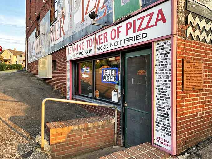 Great food is baked not fried &ndash; the entrance proudly announces the philosophy that's made this Mansfield institution a beloved local treasure.