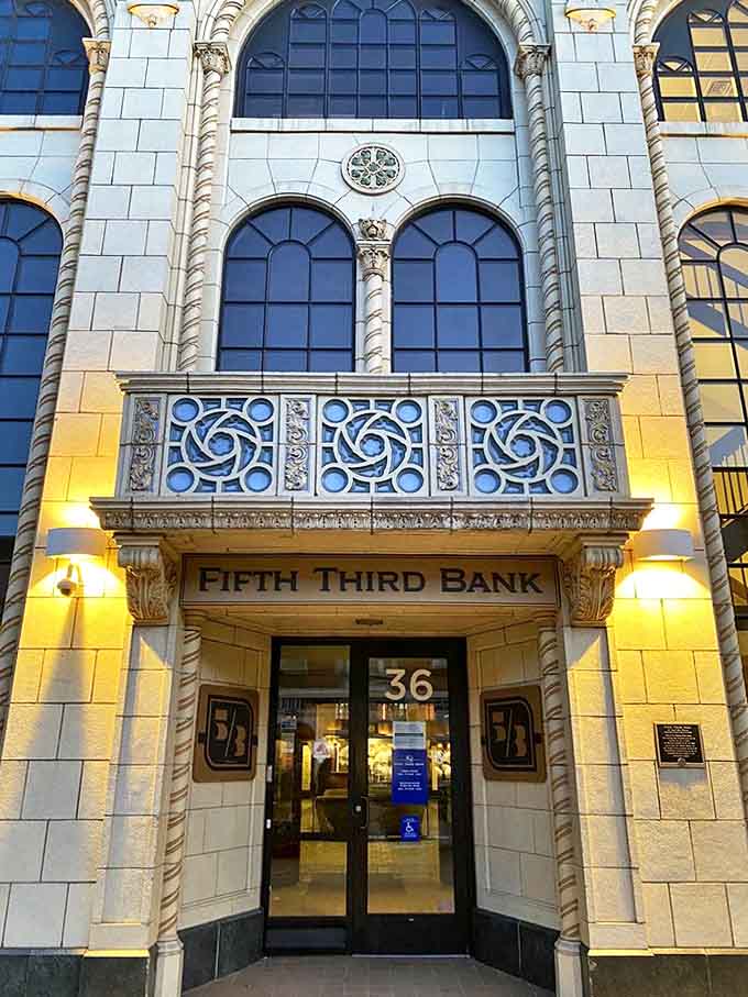Banking doesn't have to be boring &ndash; this architectural gem proves even financial institutions can have stained glass, arches, and genuine character.