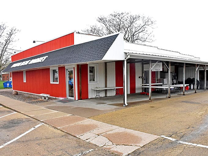 The bright red Fulton Meat Market beckons carnivores with promises of hand-cut steaks and homemade sausages worth the detour.