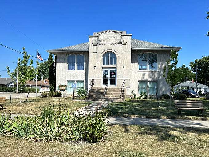 Fulton's Public Library combines architectural dignity with community warmth, a place where knowledge is shared and stories find their readers.