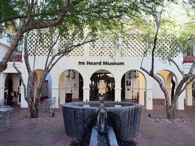 Even the museum's entrance fountain reflects the attention to detail and aesthetic sensibility that makes every corner of this place worth exploring.