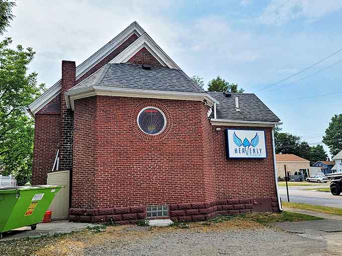 The winged ice cream cone logo perfectly captures this establishment's spirit &ndash; where something as humble as ice cream is elevated to divine status.