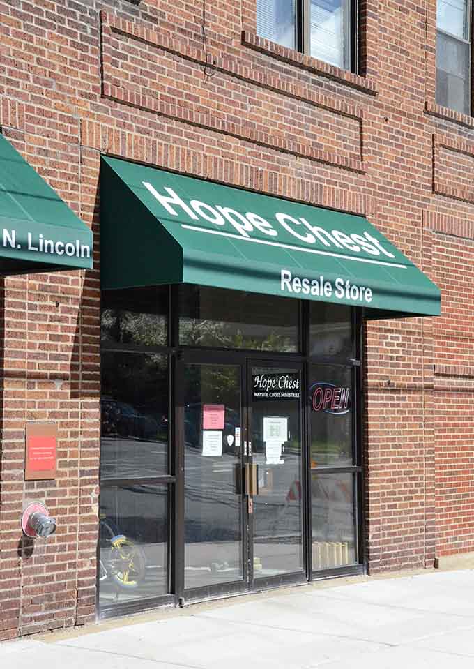 The welcoming entrance invites you into a world where secondhand doesn't mean second-rate, and bargain hunting becomes an art form worth mastering.