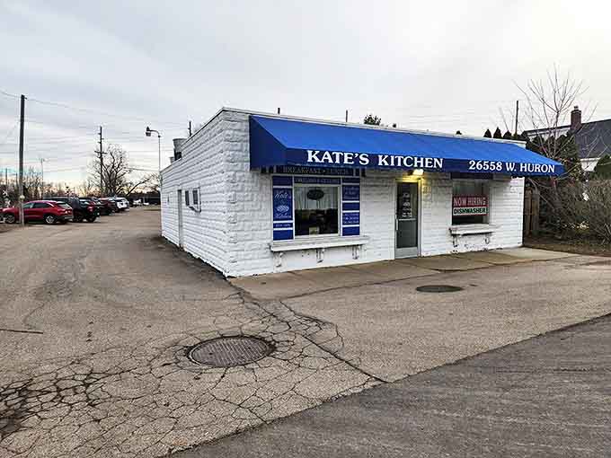 From this angle, Kate's Kitchen might not look like much &ndash; until you taste what's cooking inside.