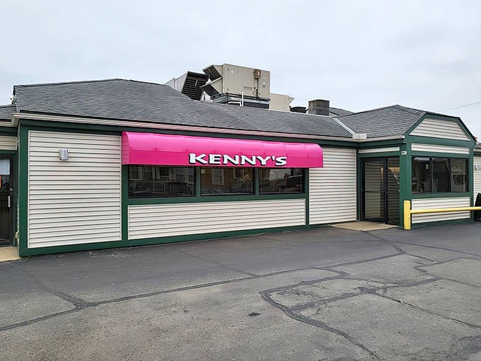 Even from the outside, Kenny's distinctive architecture and signage promises an authentic experience that chain restaurants can only imitate.