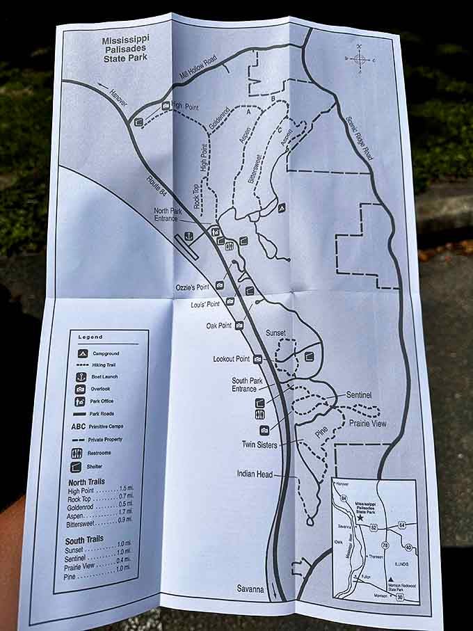 The treasure map to natural wonders &ndash; this park guide reveals pathways to experiences no digital adventure can replicate.