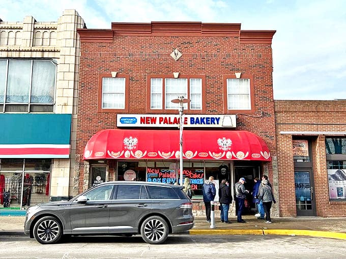 The storefront might look unassuming, but those in line know they're queuing for edible treasures worth every minute of the wait.