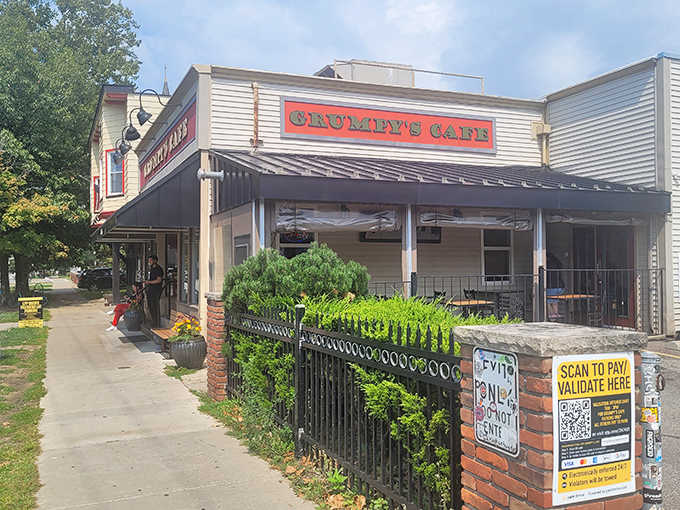 Grumpy's exterior might be unassuming, but locals know the culinary treasures that await behind that modest storefront.