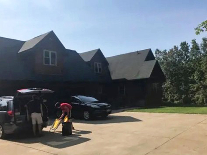 Practical meets picturesque with ample parking that accommodates multiple vehicles without sacrificing the property's natural beauty.