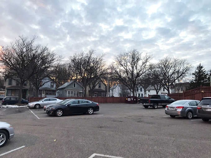 The parking lot might not be scenic, but it promises something better &ndash; easy access to some of the best Italian food this side of the Atlantic.