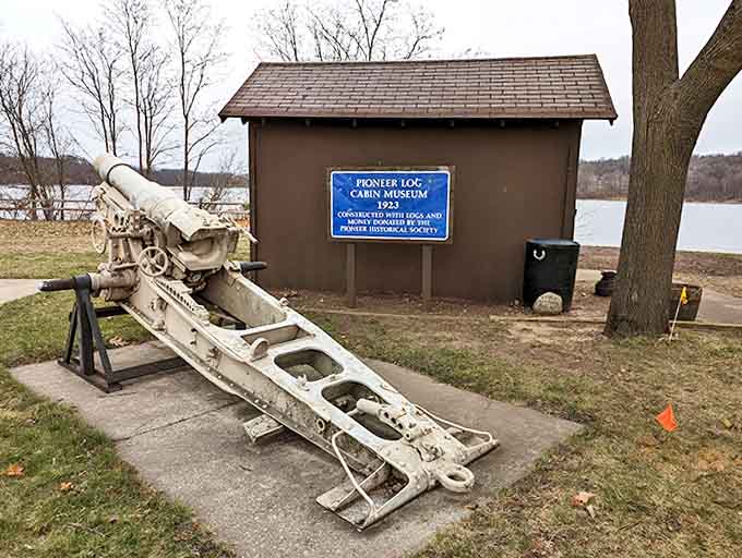 That's not just any old cannon &ndash; it's a tangible connection to conflicts that shaped Michigan's development and America's history.