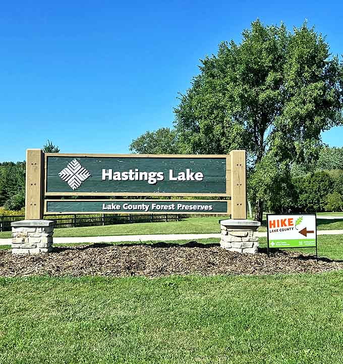 Signage: The official welcome mat to adventure &ndash; this sign might as well say "Normal life temporarily suspended, nature experiences straight ahead."