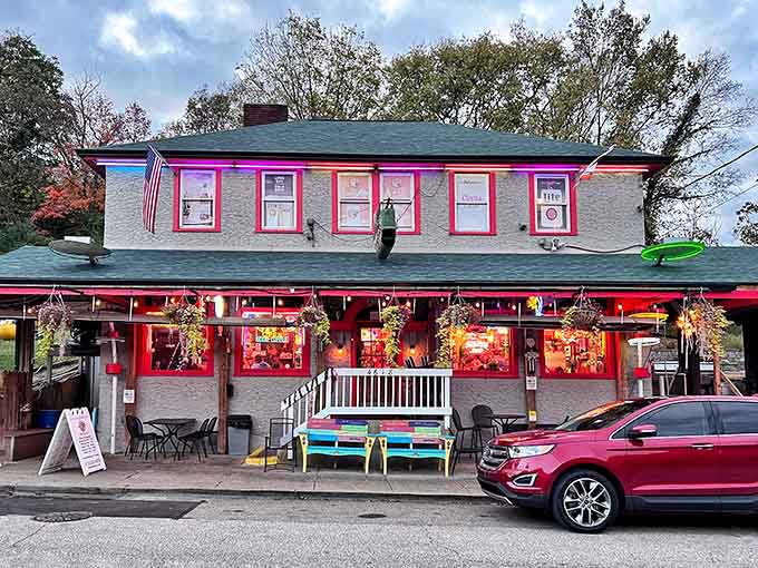The exterior promises good times and great burgers, and unlike most promises, this one actually delivers every single time.