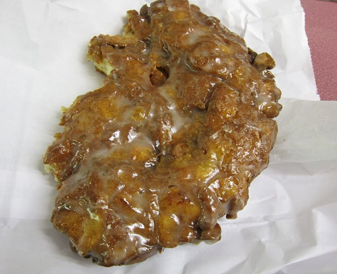 The legendary apple fritter—a craggy, caramelized masterpiece that's worth every single calorie and then some.