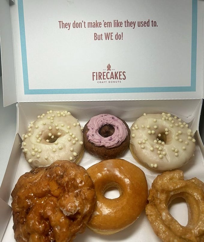"They don't make 'em like they used to. But WE do!" The box says it all&mdash;six perfect reasons why Firecakes has earned its sweet reputation.
