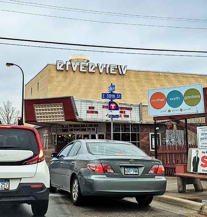Even from the street, Riverview announces itself with quiet confidence, a neighborhood landmark that's survived by understanding what truly matters.