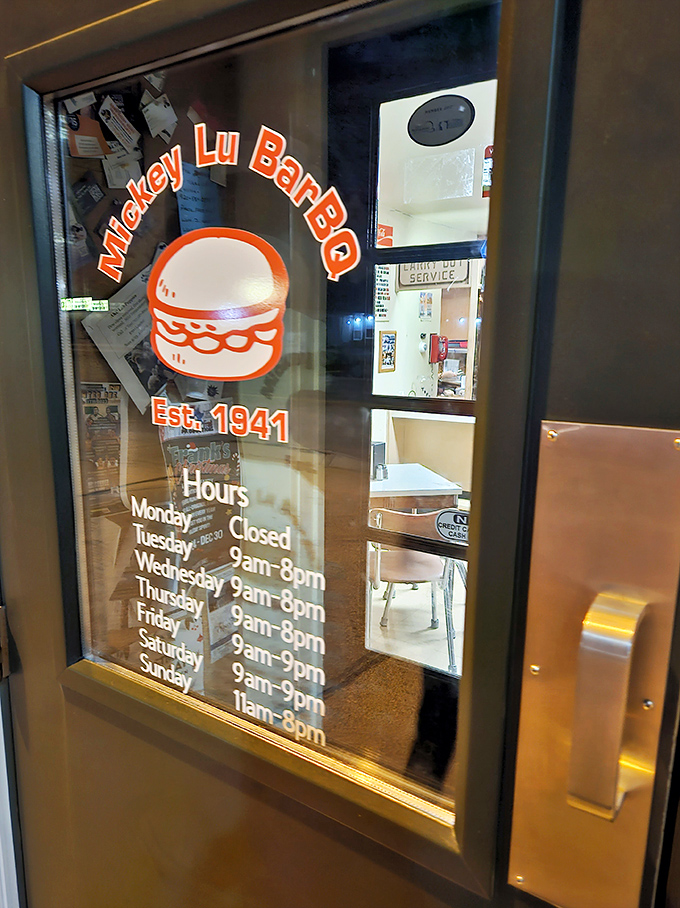 Step back in time at Mickey-Lu Bar-B-Q! Check out our hours and join us for a classic burger and good times!