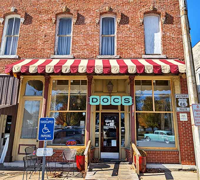 The exterior promises exactly what awaits inside &ndash; an authentic slice of Route 66 history where the food and atmosphere transport you to America's golden age.