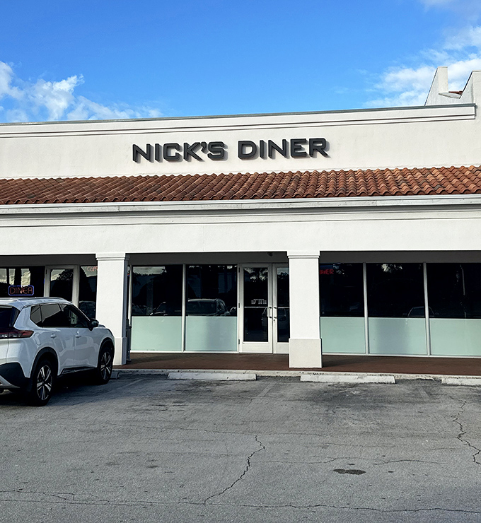 The unassuming exterior of Nick's Diner hides the breakfast wonderland within &ndash; proving you should never judge a diner by its fa&ccedil;ade.