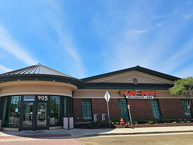 The entrance promises an ordinary restaurant experience, but like any good flight, it's the journey inside that delivers the real adventure.