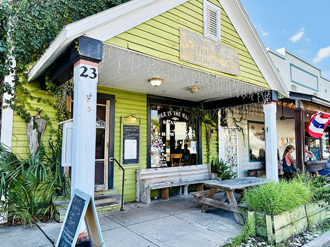 From the outside, you'd never guess the culinary treasures waiting within this unassuming green building &ndash; and that's exactly part of its charm.