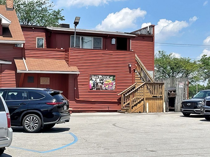 Signature style: The distinctive green and white awnings have become as recognizable to Toledoans as the taste of that famous hot dog sauce.