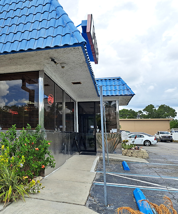 The unassuming entrance to Papa's might not scream "culinary destination," but like any great diner, it's what's inside that counts.