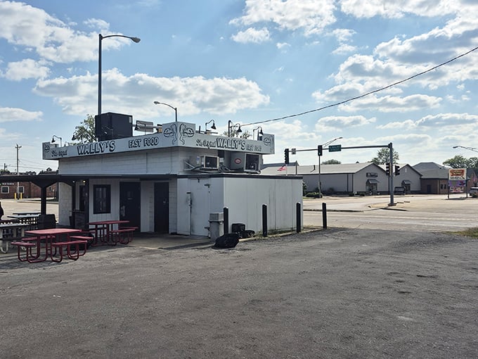 Even from a distance, Wally's stands as a monument to the proposition that great food doesn't need fancy surroundings.