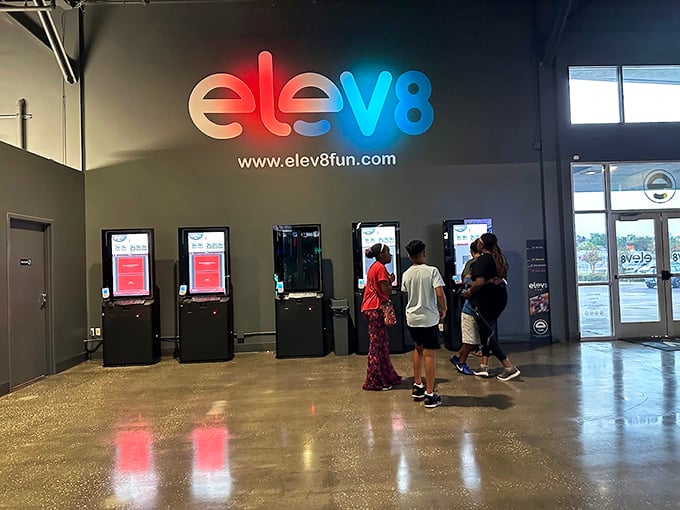 Multiple game stations await at the entrance &ndash; swipe your card and prepare to lose track of time in the most delightful way.