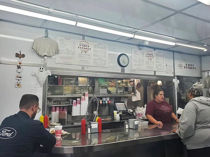 Where orders are called out in diner shorthand and regulars are greeted by name&mdash;the beating heart of Bates' operation.