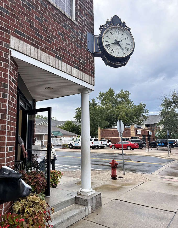 The Main Avenue clock stands sentinel outside, though time seems wonderfully irrelevant when you're in the Edelweiss bubble of buttery bliss.