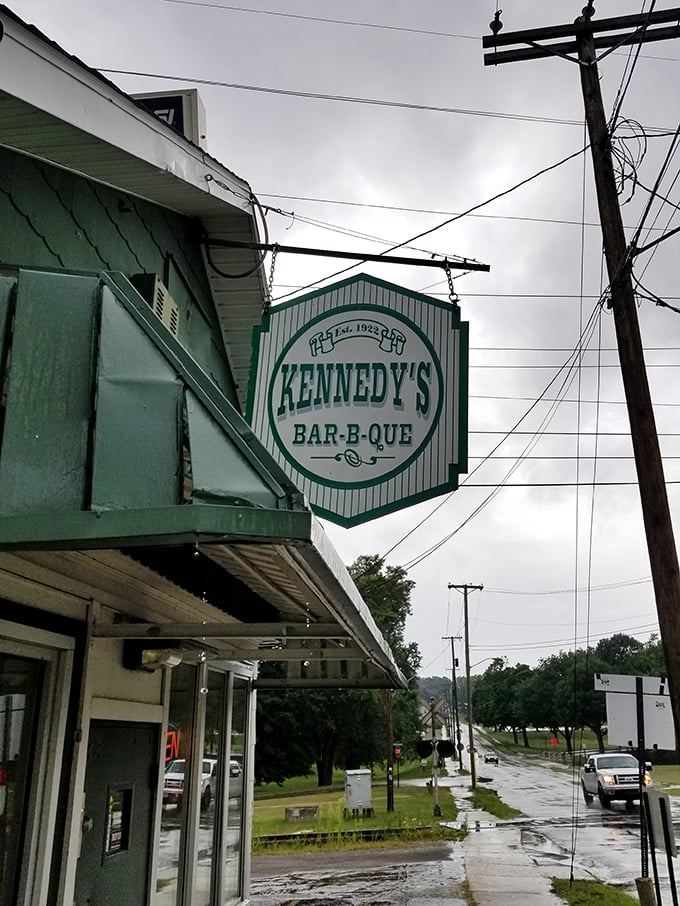 Kennedy's iconic hanging sign has guided hungry travelers to barbecue bliss through rain and shine, becoming a beloved landmark in its own right.