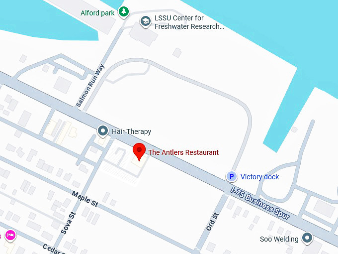 16. antlers restaurant (sault ste. marie, mi) map