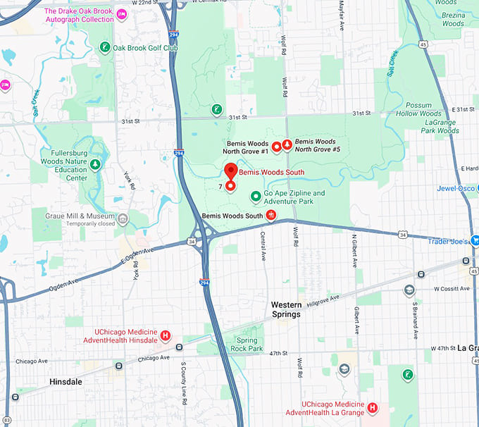 16. bemis woods south map