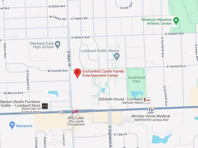 16. enchanted castle family entertainment complex and restaurant 10 map