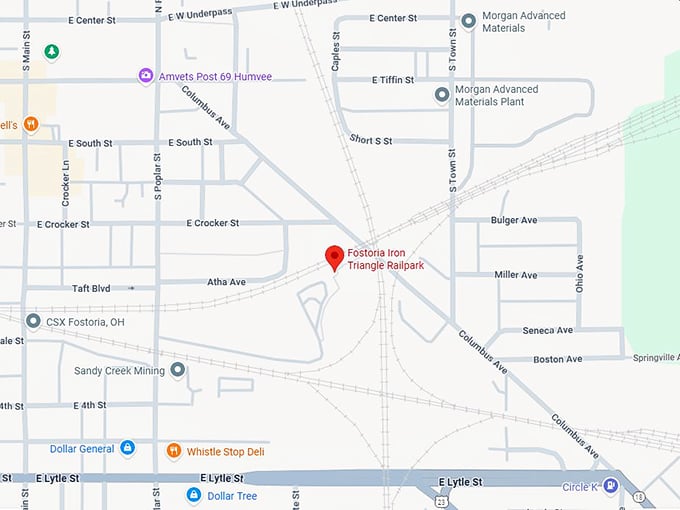 16. fostoria rail park (fostoria) map