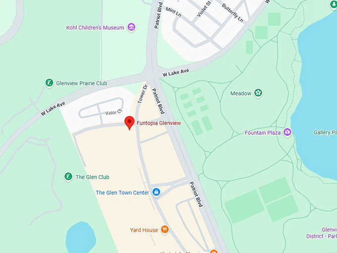 16. funtopia glenview map