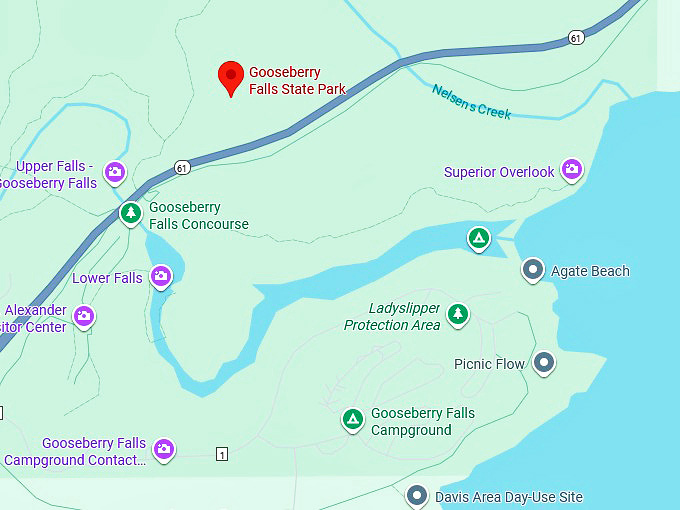 16. gooseberry falls map
