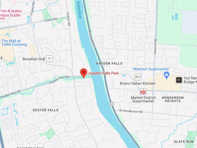 16. hayden falls 10 map