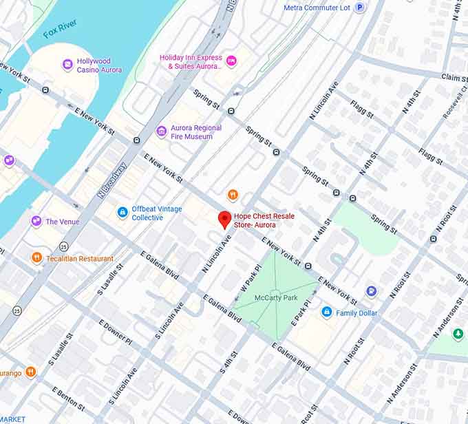 16. hope chest resale store aurora (aurora, il) map
