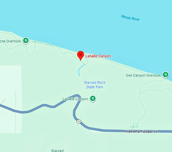 16. lasalle canyon map