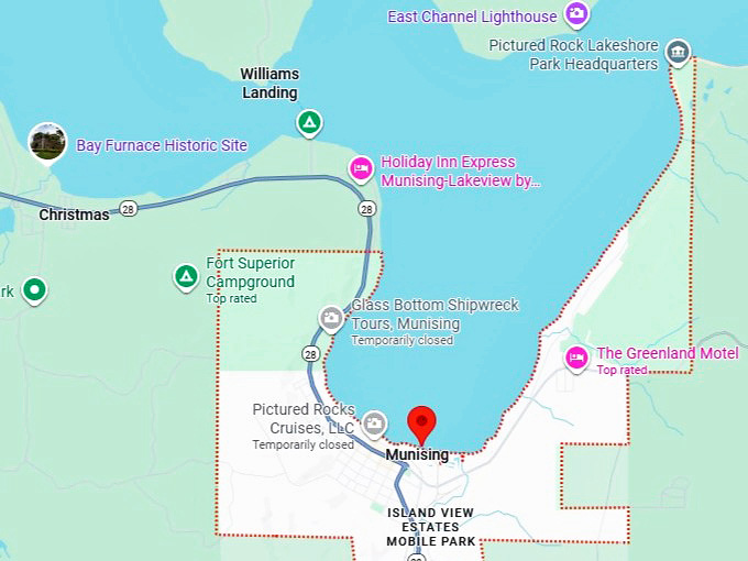 16. lakeside cabin map
