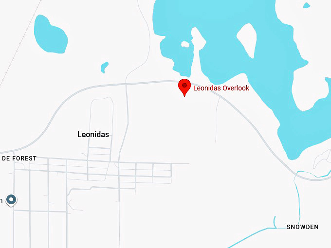 16. leonidas overlook (leonidas, mn) map